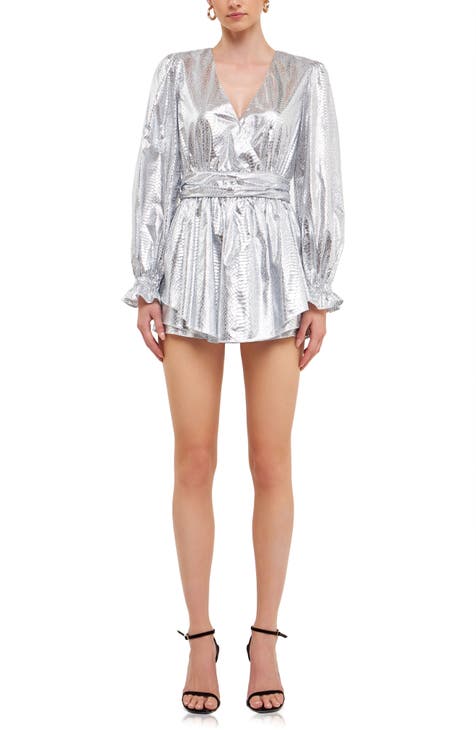 Metallic Jumpsuits & Rompers for Women | Nordstrom