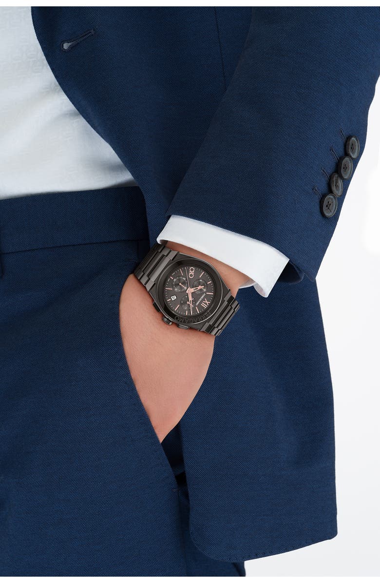 FERRAGAMO Vega Chronograph Bracelet Watch, 42mm | Nordstrom