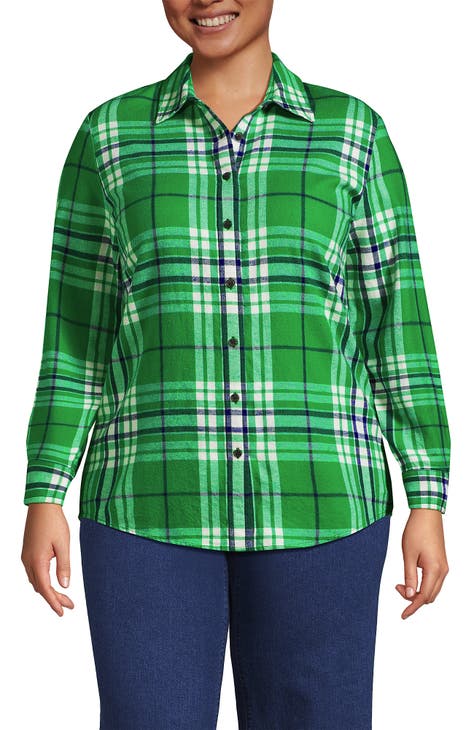 Women's Green Flannel Shirts | Nordstrom