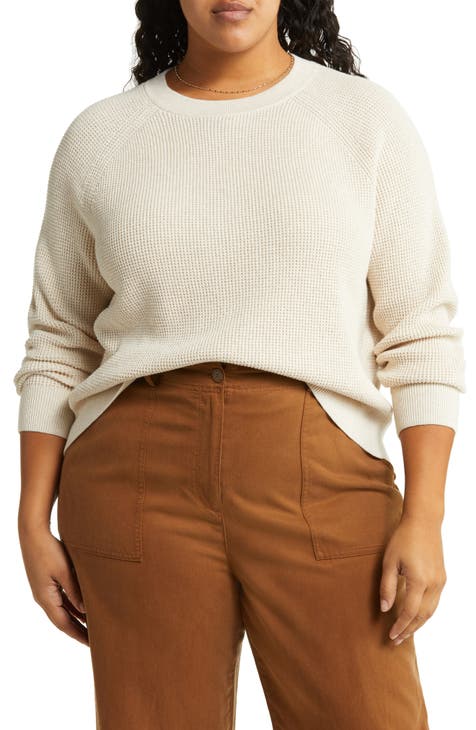 Women's 100% Cotton Plus-Size Sweaters | Nordstrom