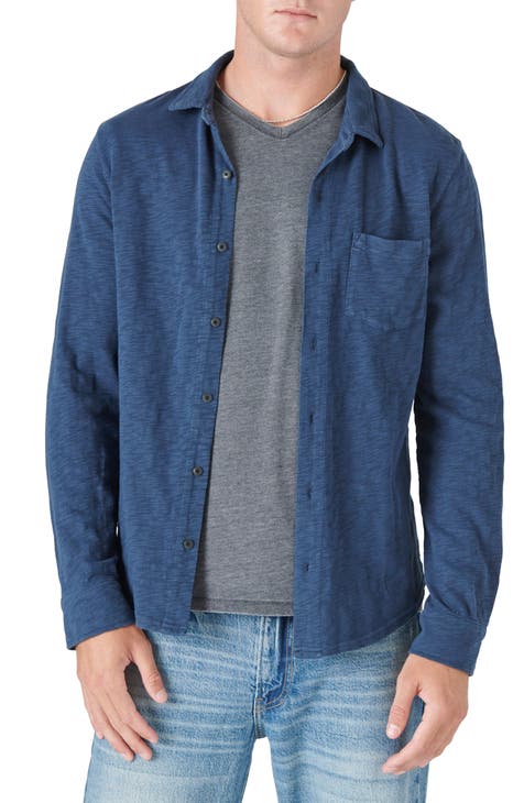 Men's Jersey Knit Button Up Shirts | Nordstrom