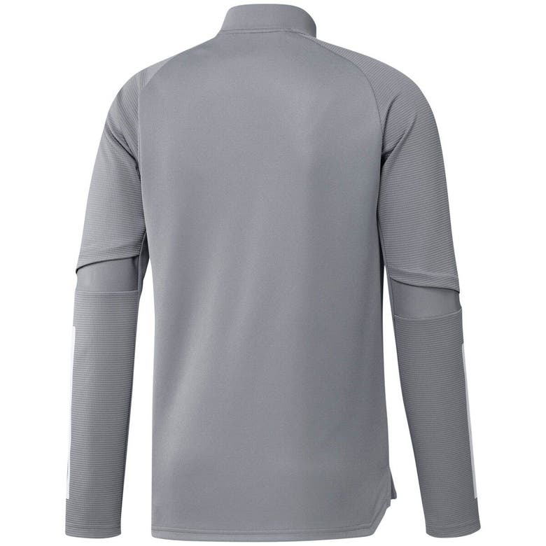 Adidas Originals Adidas Grey Lafc Quarter-zip Training Jacket | ModeSens