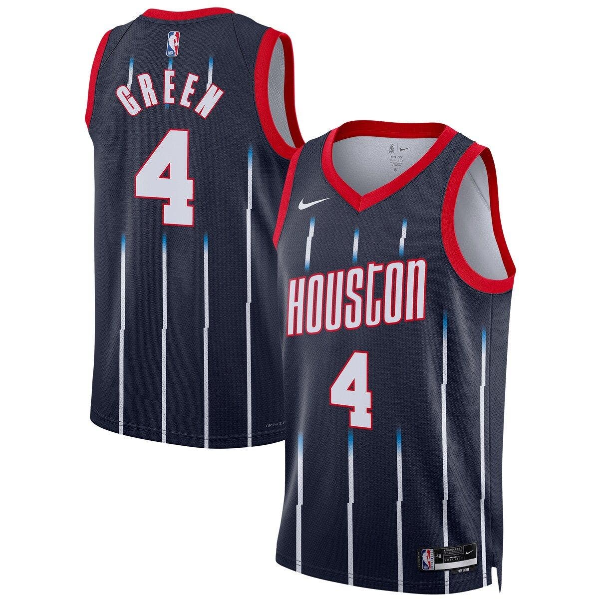 Nike Unisex Nike Jalen Green Navy Houston Rockets 2022/23 Swingman ...