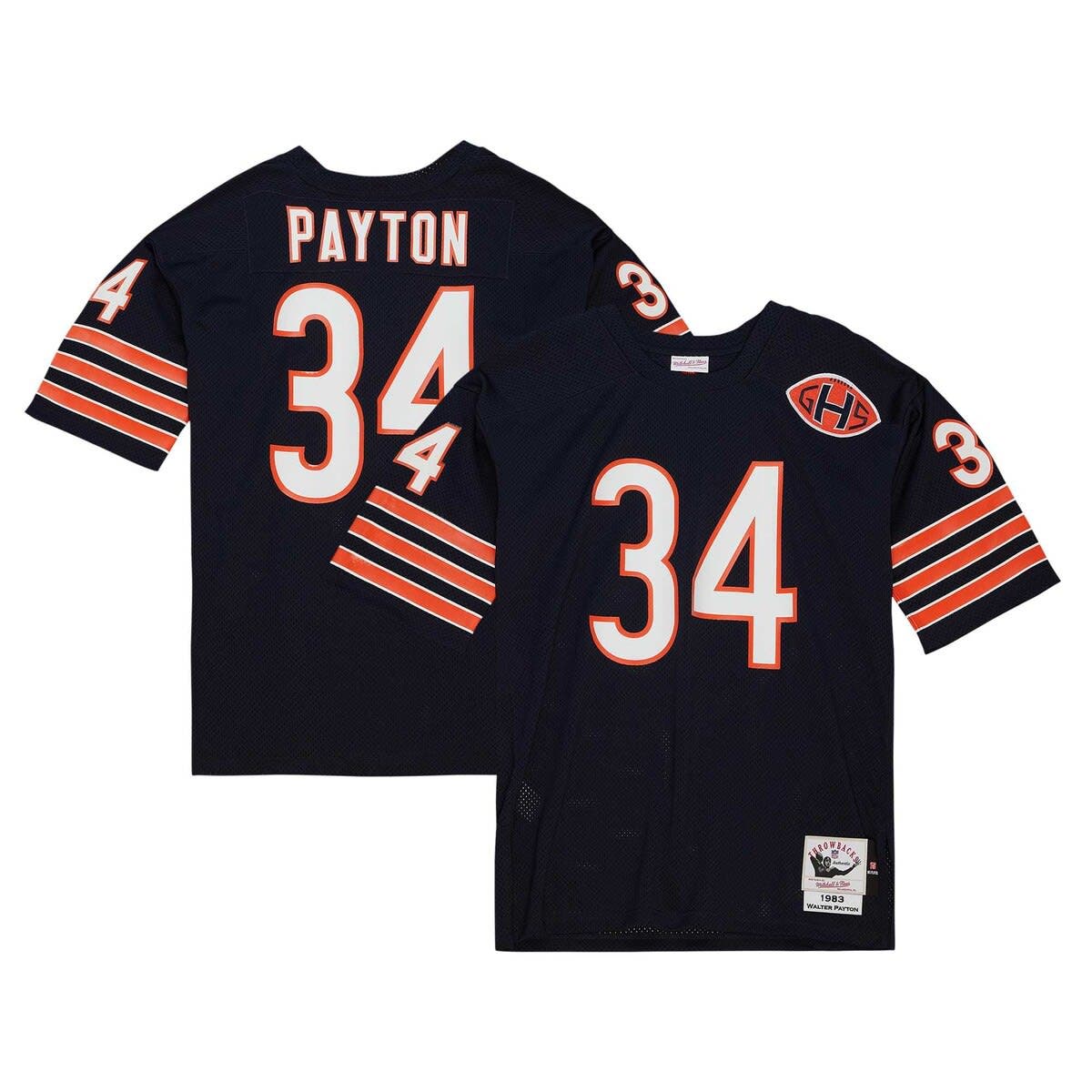 Mitchell & Ness Men's Mitchell & Ness Walter Payton Navy Chicago Bears ...