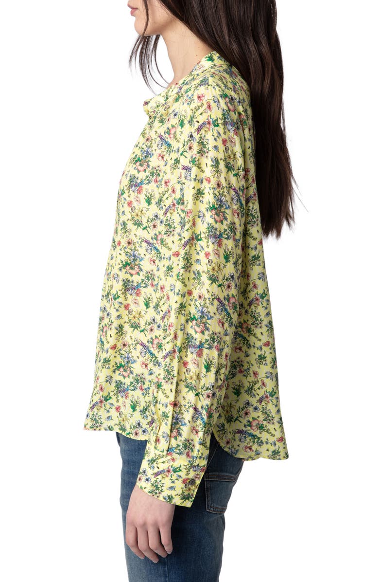 Zadig & Voltaire Tink Small Garden Long Sleeve Top | Nordstrom