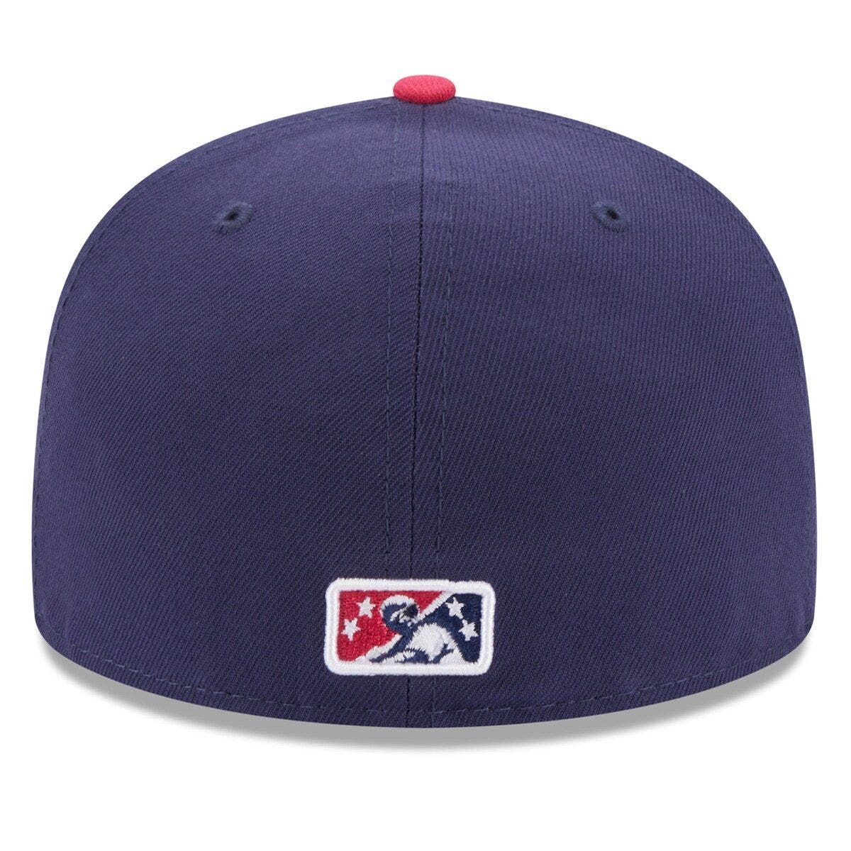 New Era Men's New Era Navy Pensacola Blue Wahoos Authentic Collection ...