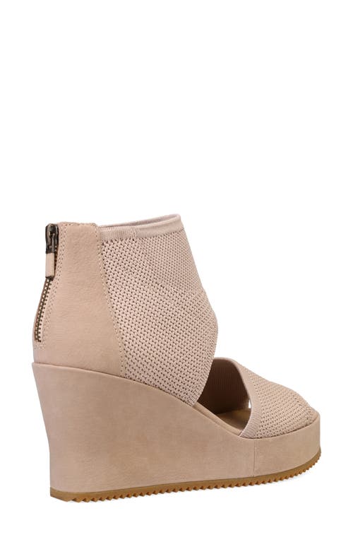 Eileen Fisher Leto Platform Wedge Sandal In Beige Blush | ModeSens