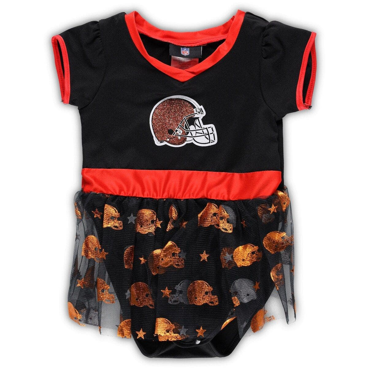 JERRY LEIGH Infant Brown/White Cleveland Browns Tailgate Tutu Game Day ...