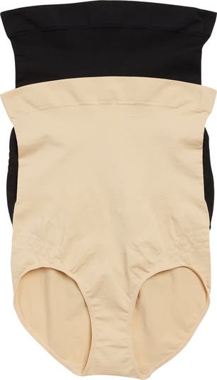 BODY BEAUTIFUL Assorted 2-Pack Extra High Waist Brief Shapers ...