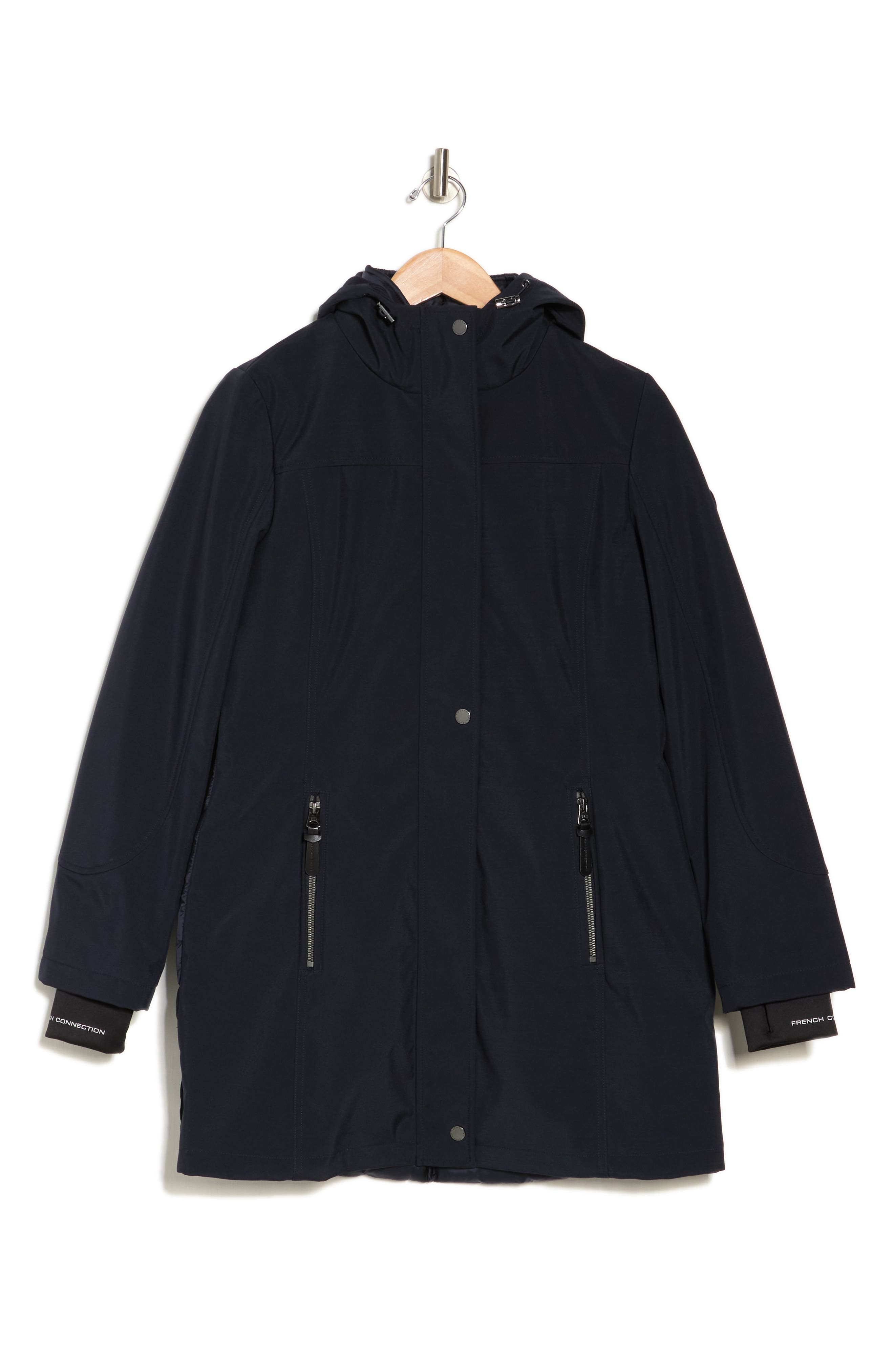 French Connection Hooded Softshell Jacket | Nordstromrack