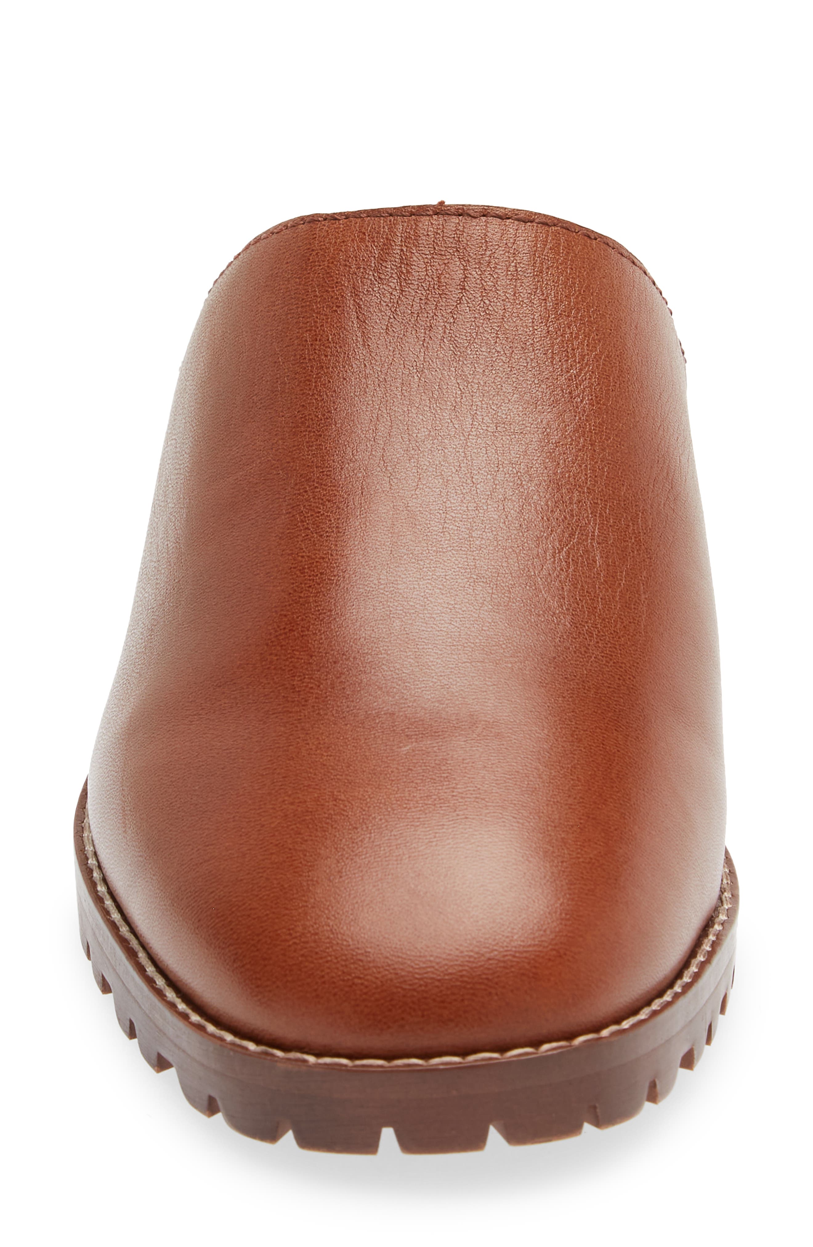 Madewell The Mindy Lugsole Mule in Dried Maple | Smart Closet