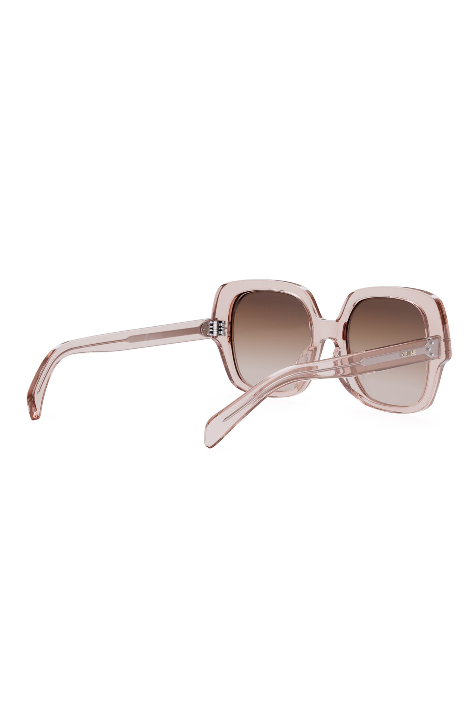 Celine Bold 3 Dots 55mm Gradient Square Sunglasses Nordstrom