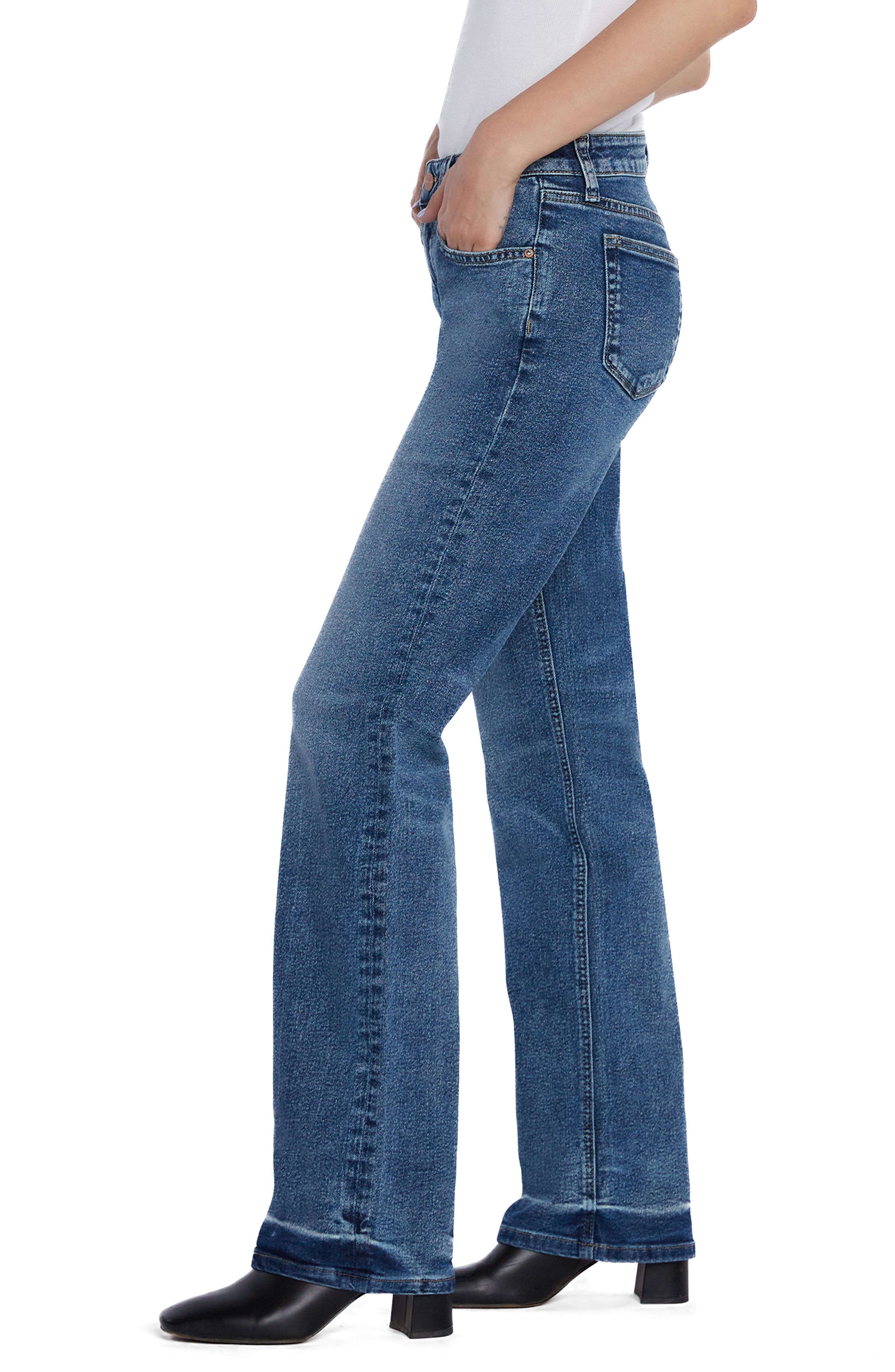 HINT OF BLU Mid Rise Boyfriend Jeans | Nordstrom