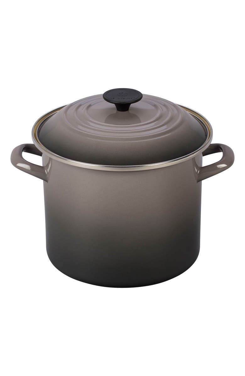 Le Creuset 8 Qt Stock Pot Le Ceuset 16-Quat Enameled Stainless Steel ...