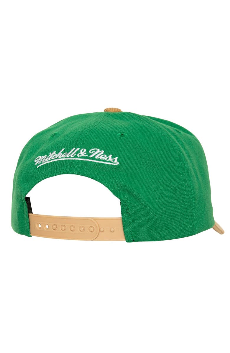 Mitchell & Ness Men's Mitchell & Ness Kelly Green Boston Celtics Corduroy Pro Crown Adjustable ...