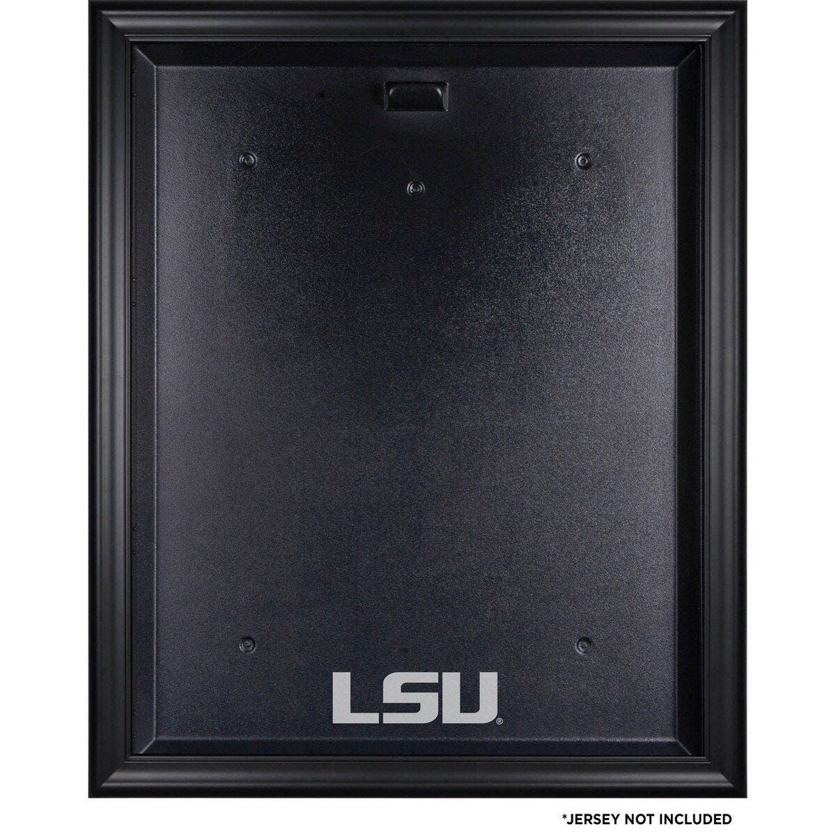 FANATICS AUTHENTIC LSU Tigers Black Framed Logo Jersey Display Case ...