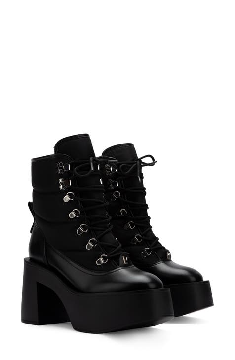 Black Platform Booties for Women | Nordstrom