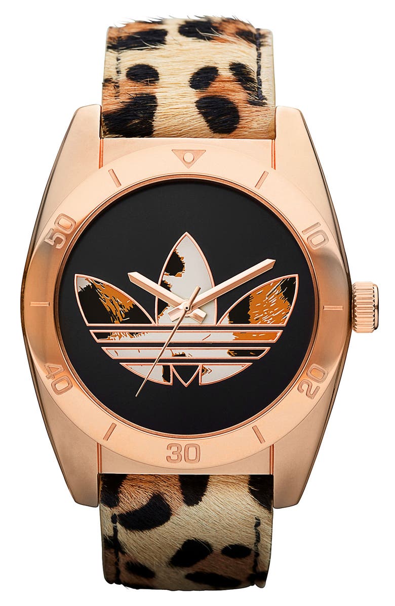 Adidas Originals Santiago Leopard Print Watch Nordstrom adidas-originals-santiago-leopard-print-watch-nordstrom