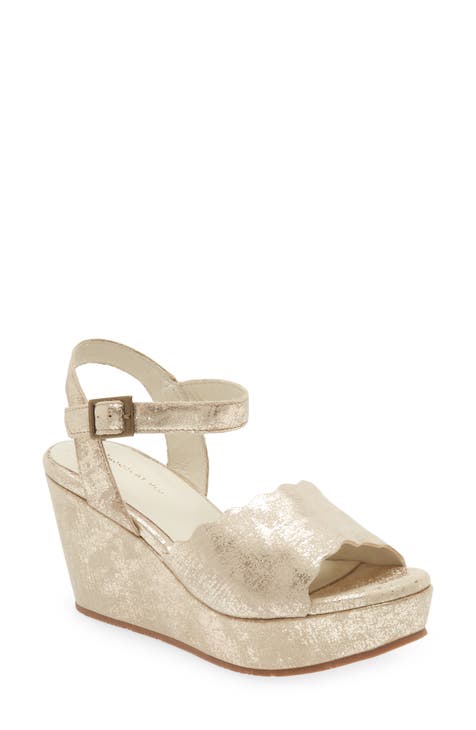 Women's Metallic Wedge Sandals | Nordstrom