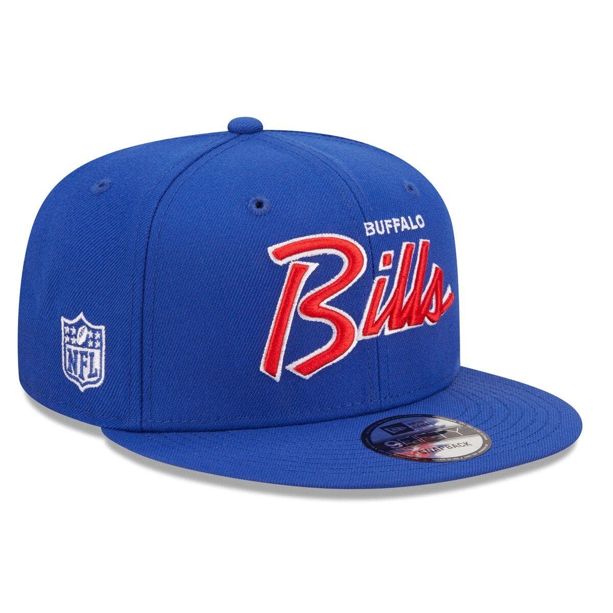 New Era Men's New Era Royal Buffalo Bills Script 9FIFTY Snapback Hat ...