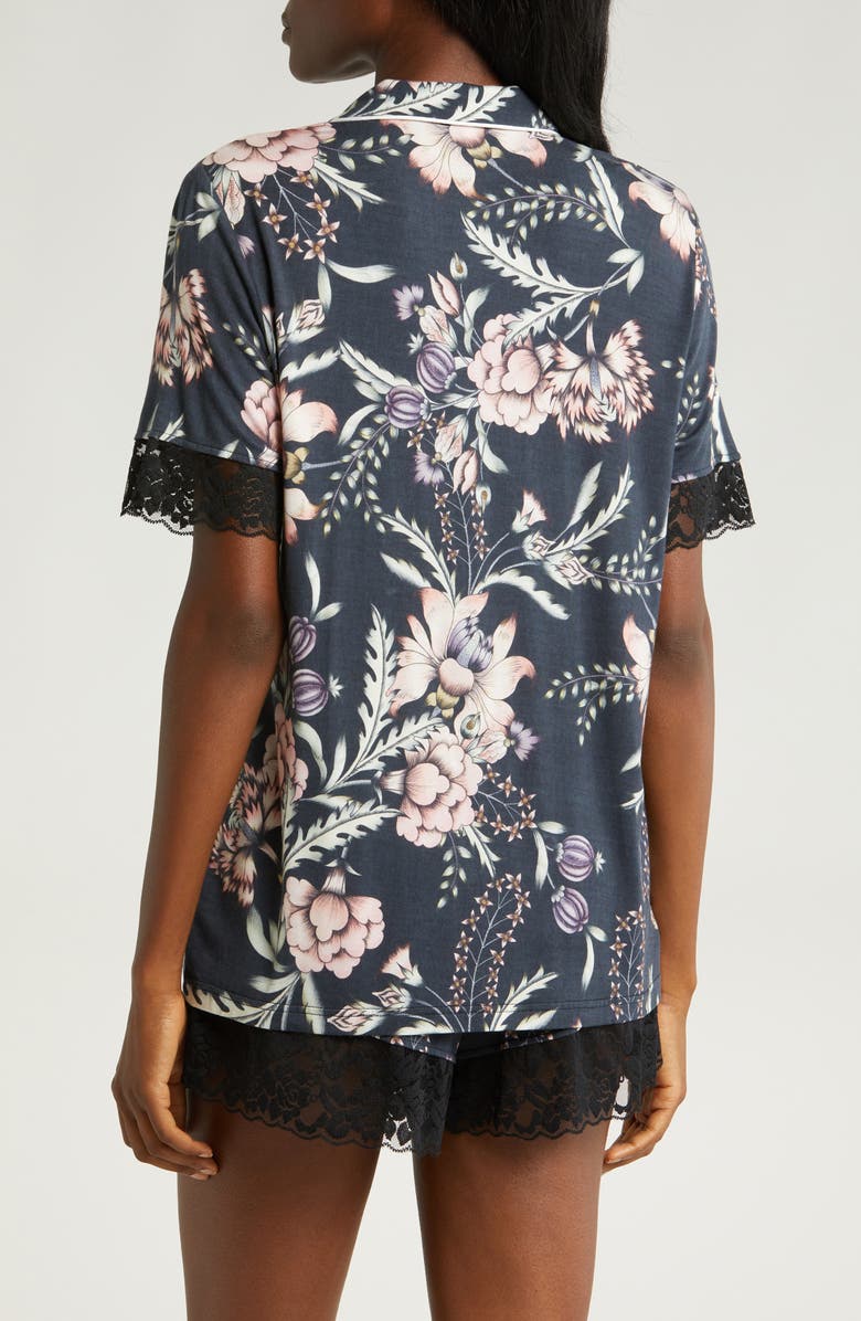 KILO BRAVA Lace Trim Short Pajamas | Nordstrom