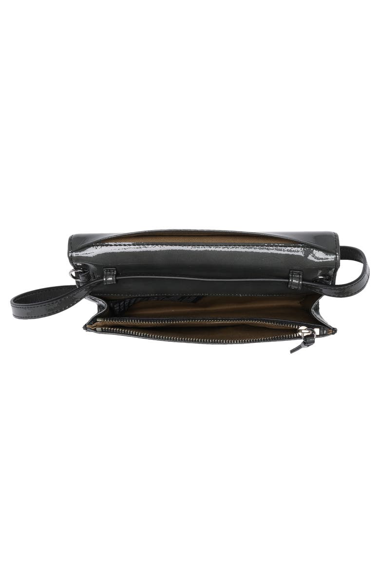 AllSaints Fetch Leather Chain Crossbody Wallet | Nordstromrack