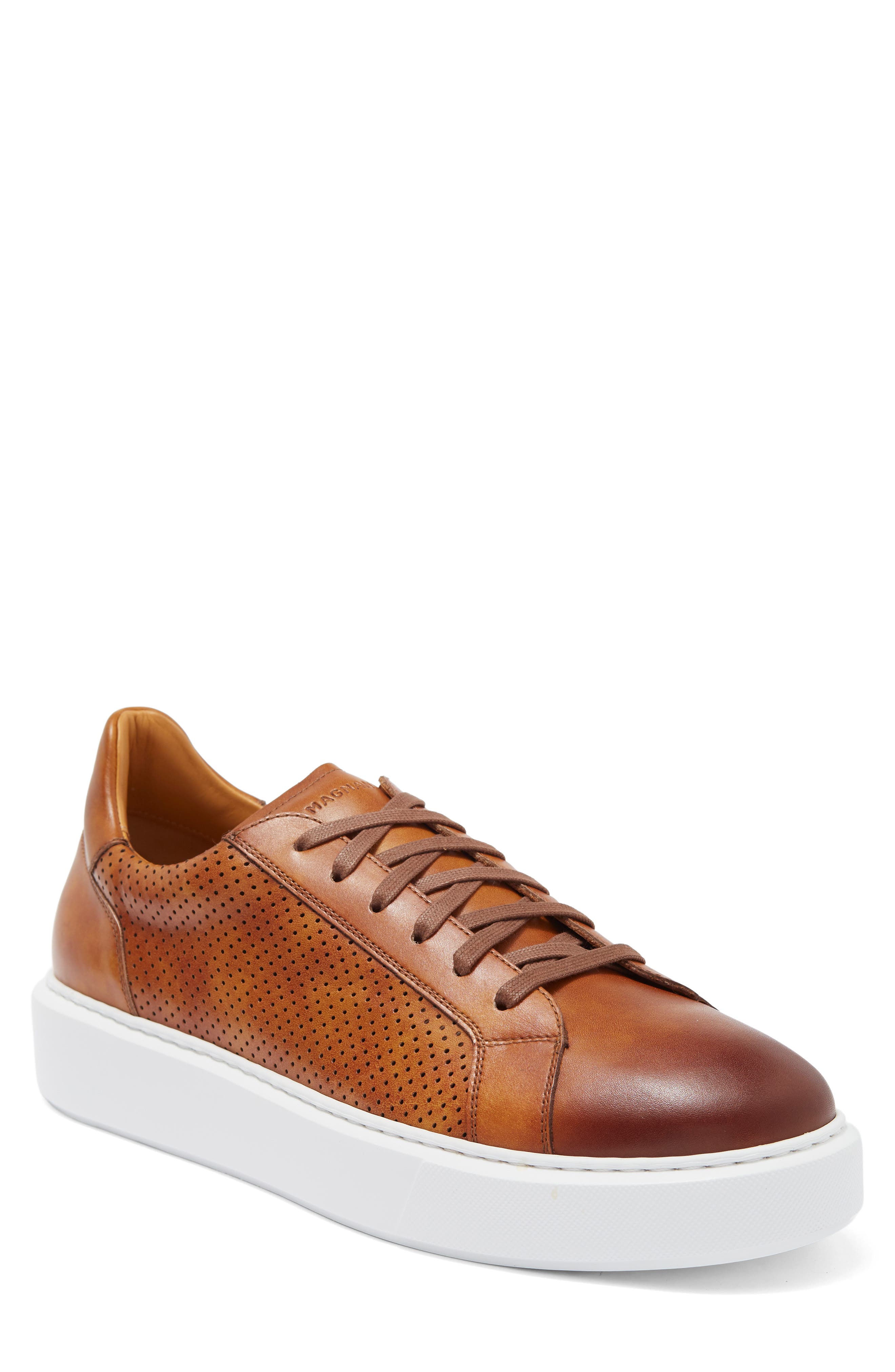 Magnanni Tudor Perforated Low Top Sneaker (Men) | Nordstromrack