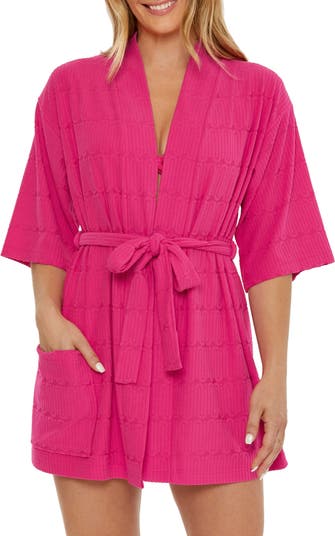 Trina Turk Skyfall Jacquard Terry Cover-Up Robe | Nordstrom