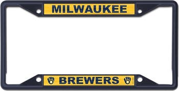 WINCRAFT Milwaukee Brewers Chrome Color License Plate Frame | Nordstrom