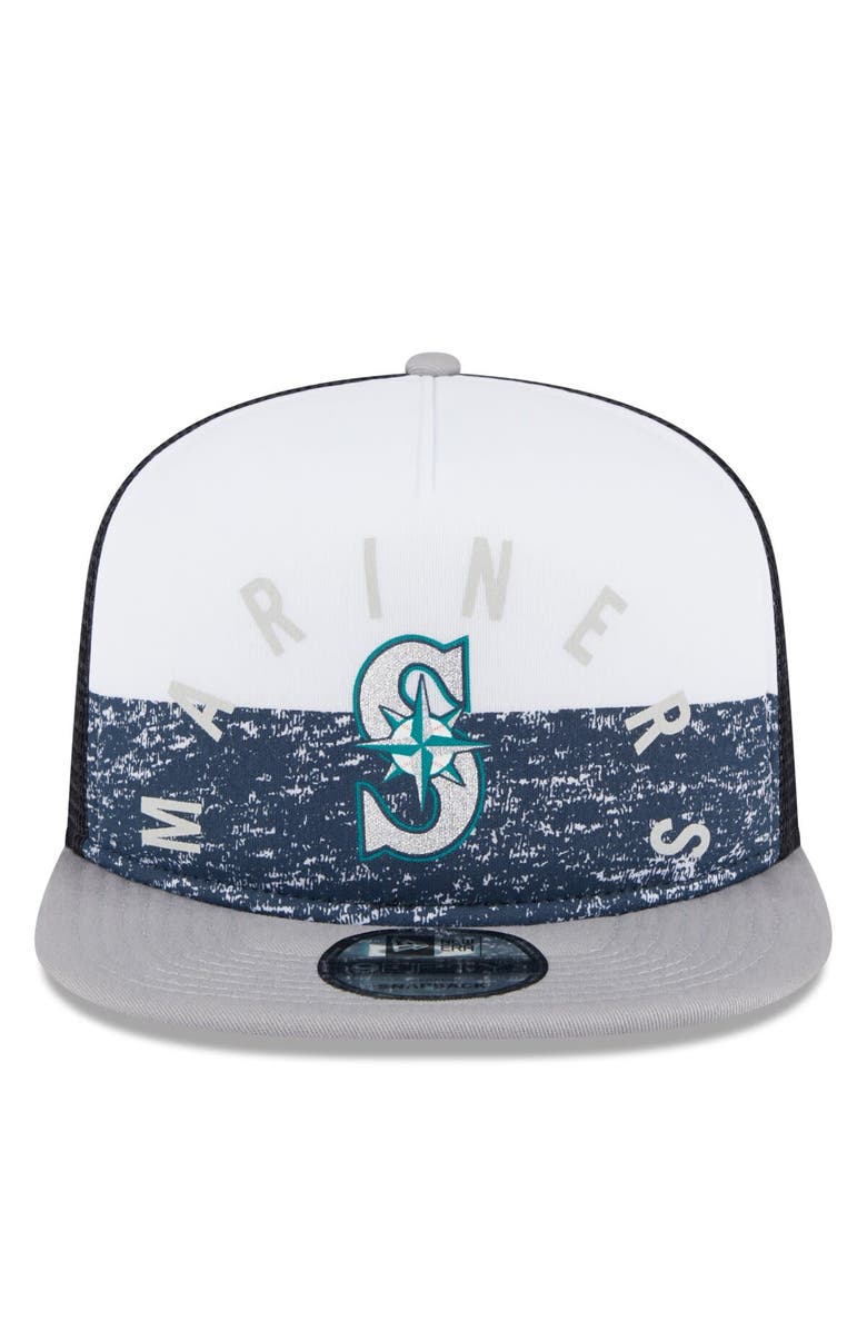New Era Men's New Era White/Gray Seattle Mariners Team Foam Front A ...