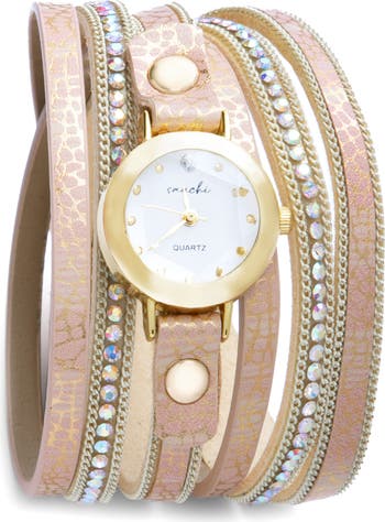 SAACHI Faux Leather Strap Watch | Nordstromrack