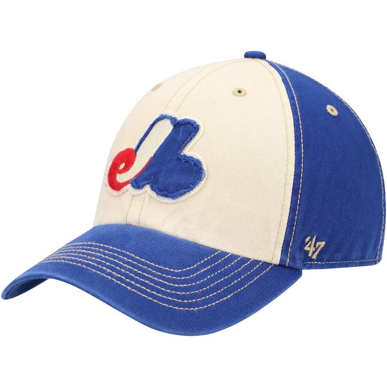 47 ' White/blue Montreal Expos Cooperstown Collection Franchise Logo ...