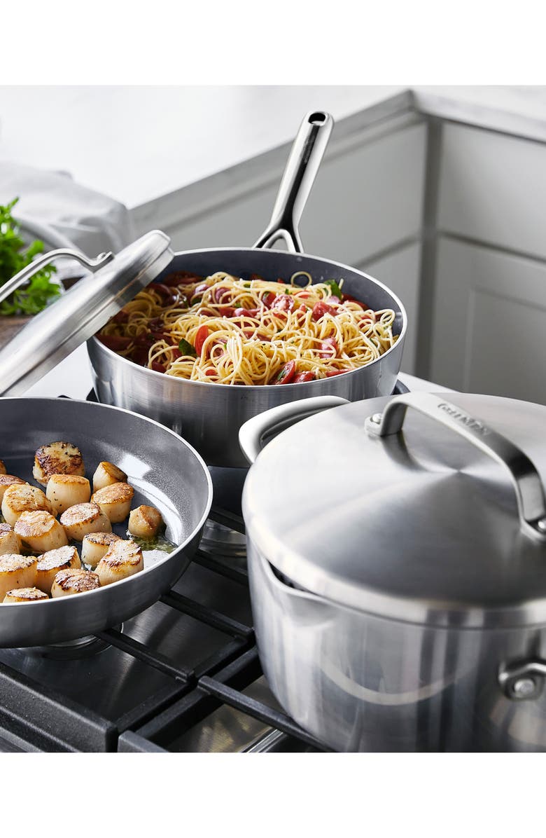 GreenPan GP5 10-Piece Nonstick Stainless Steel Cookware Set | Nordstrom
