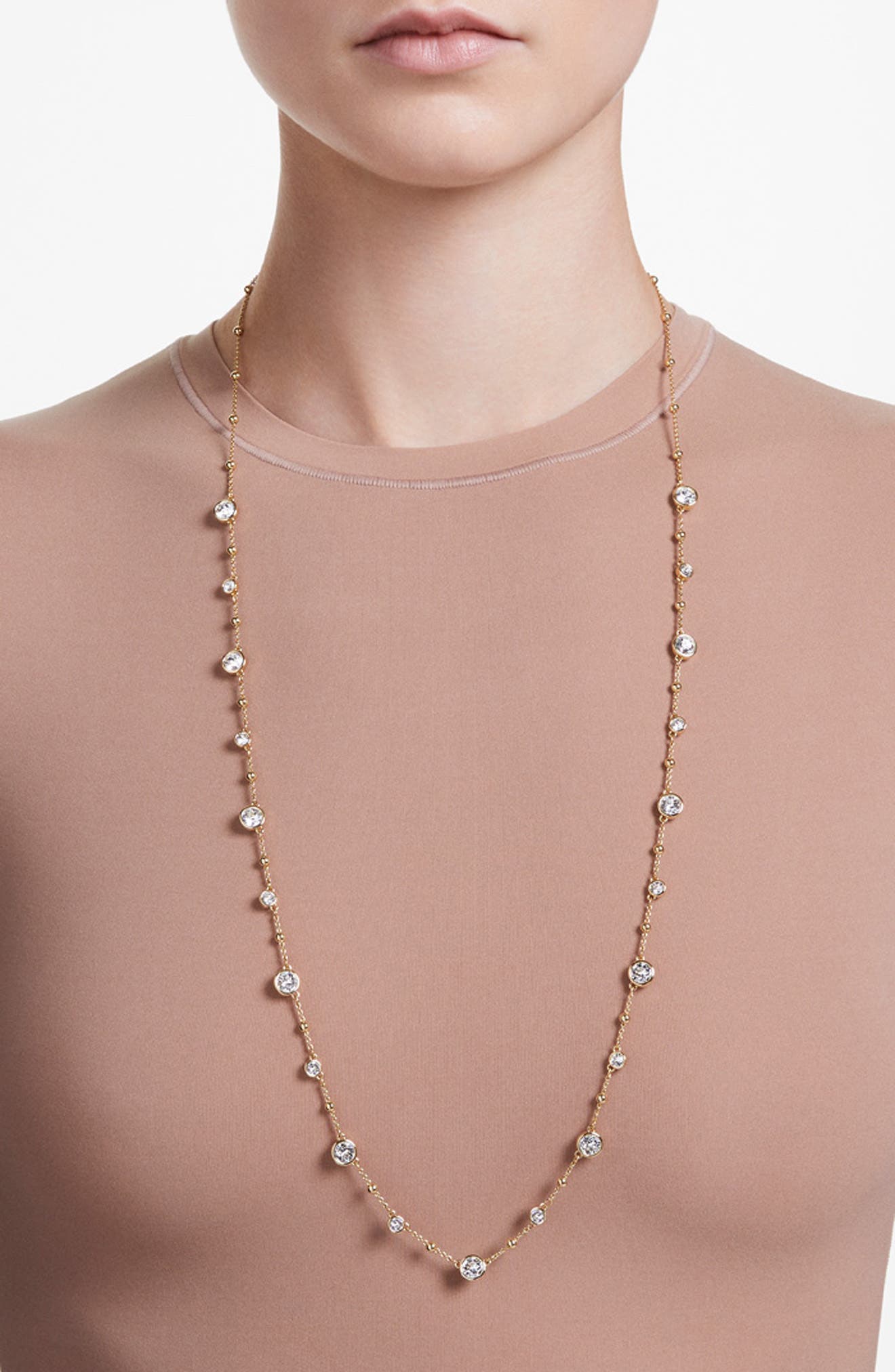 Swarovski Imber Long Crystal Station Necklace | Nordstrom