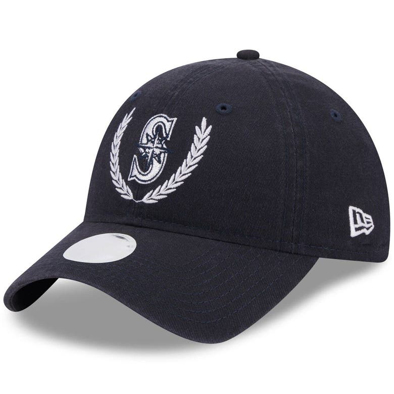 New Era Navy Seattle Mariners Leaves 9twenty Adjustable Hat | ModeSens