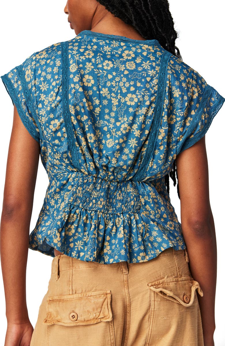 Free People Landy Print Lace Top | Nordstromrack