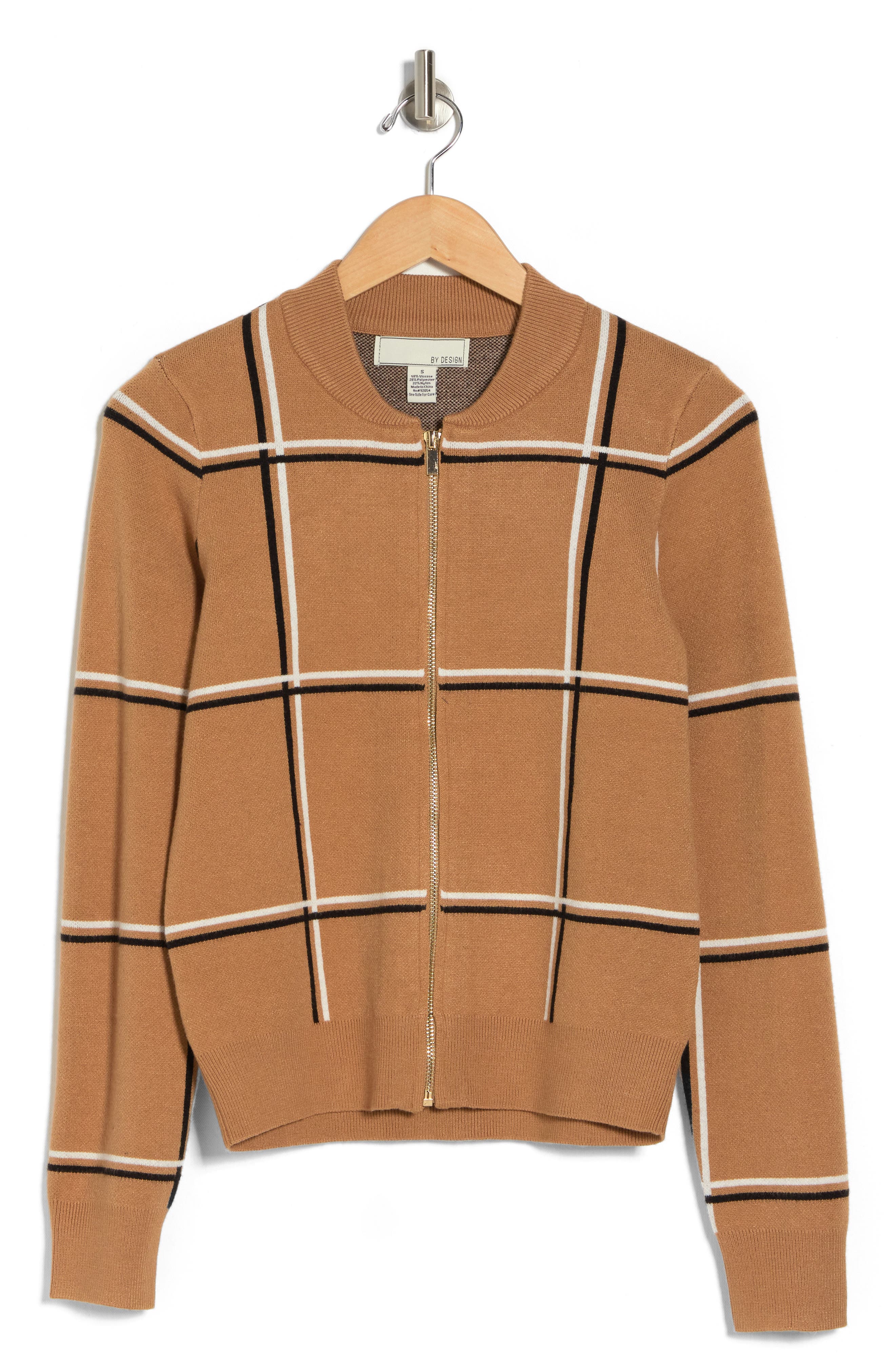 BY DESIGN Jenny Double Knit Bomber Jacket | Nordstromrack