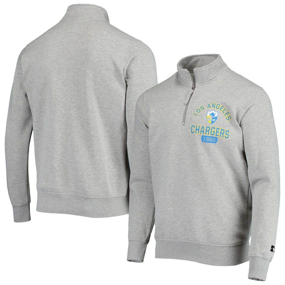 STARTER Men's Starter Gray Los Angeles Chargers Throwback Heisman ...