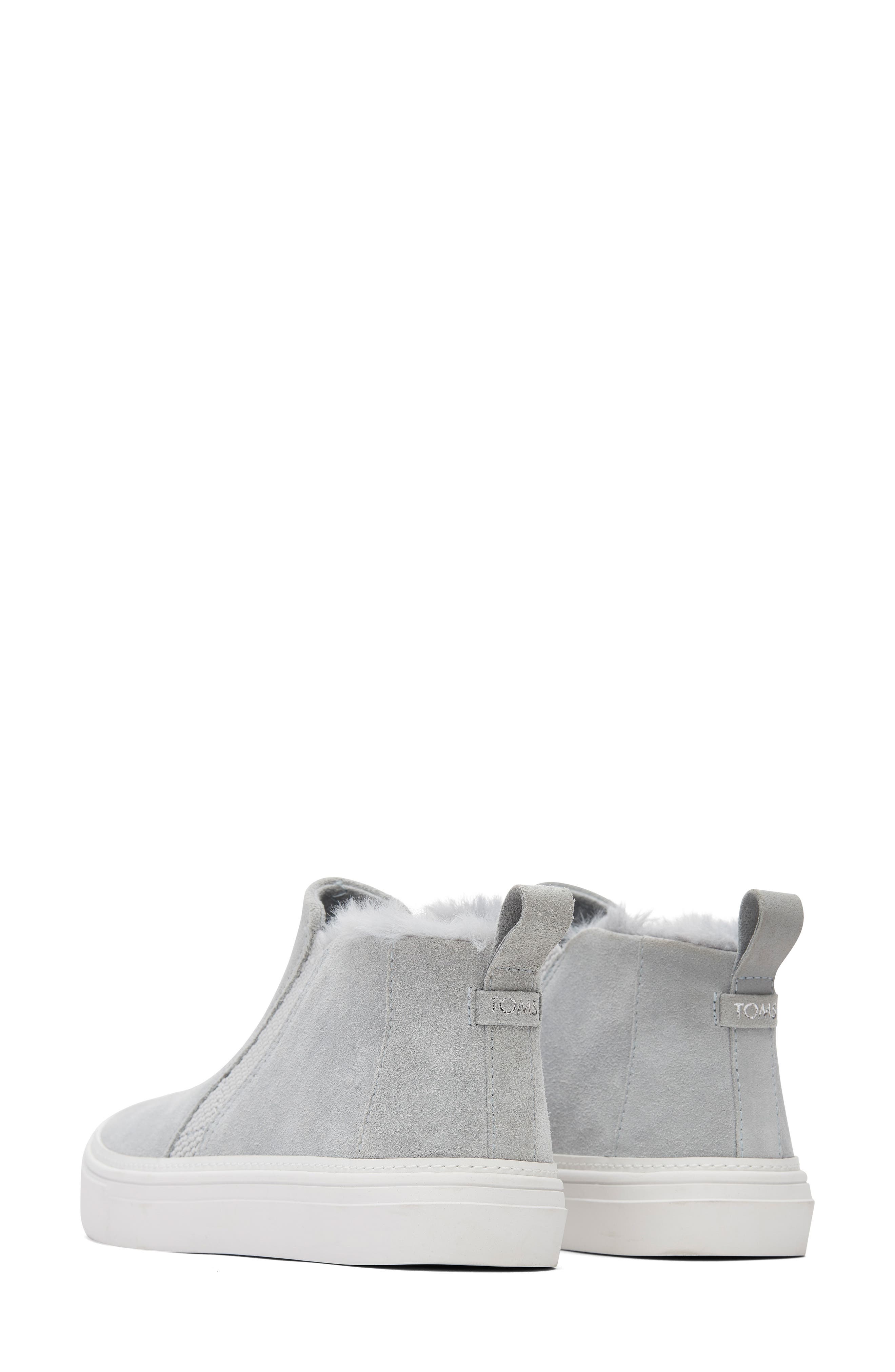 TOMS Bryce Faux Fur Trim High Top Slip-On Sneaker (Women) | Nordstromrack