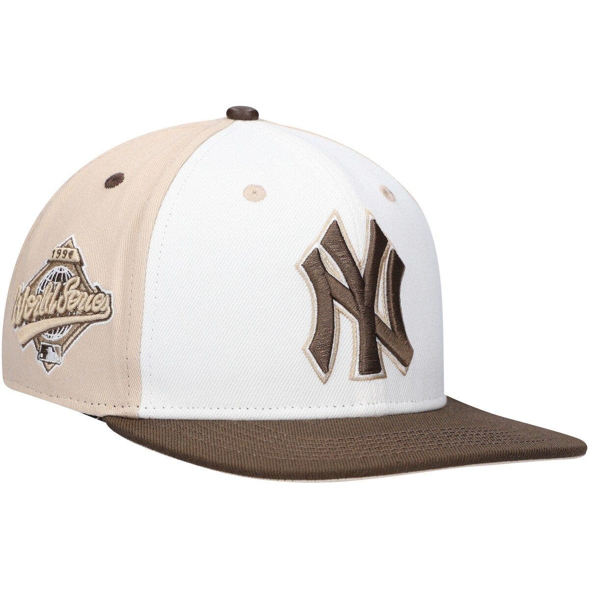 PRO STANDARD Men's Pro Standard White/Brown New York Yankees Chocolate ...
