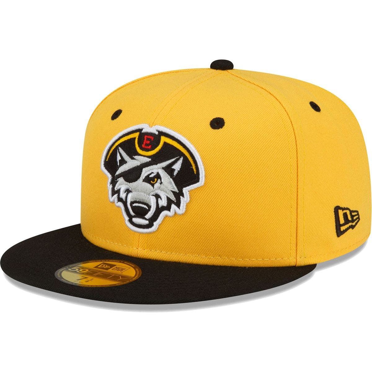 New Era Men's New Era Yellow Erie SeaWolves Authentic Collection ...