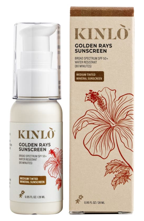 Kinlò Golden Rays Broad Spectrum Spf 50+ Sunscreen In Medium | ModeSens