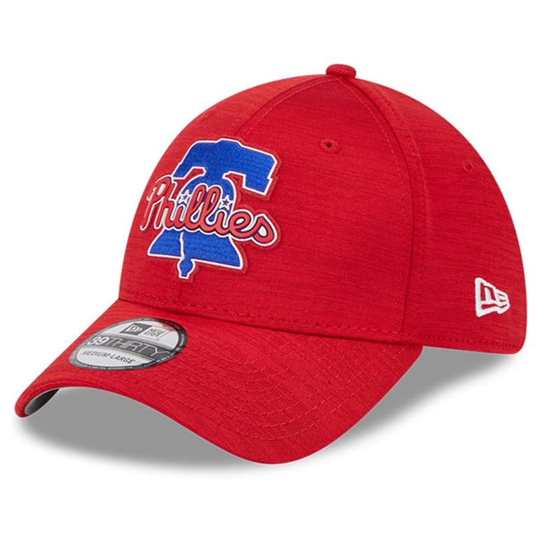 New Era Red Philadelphia Phillies 2023 Clubhouse 39thirty Flex Hat ...