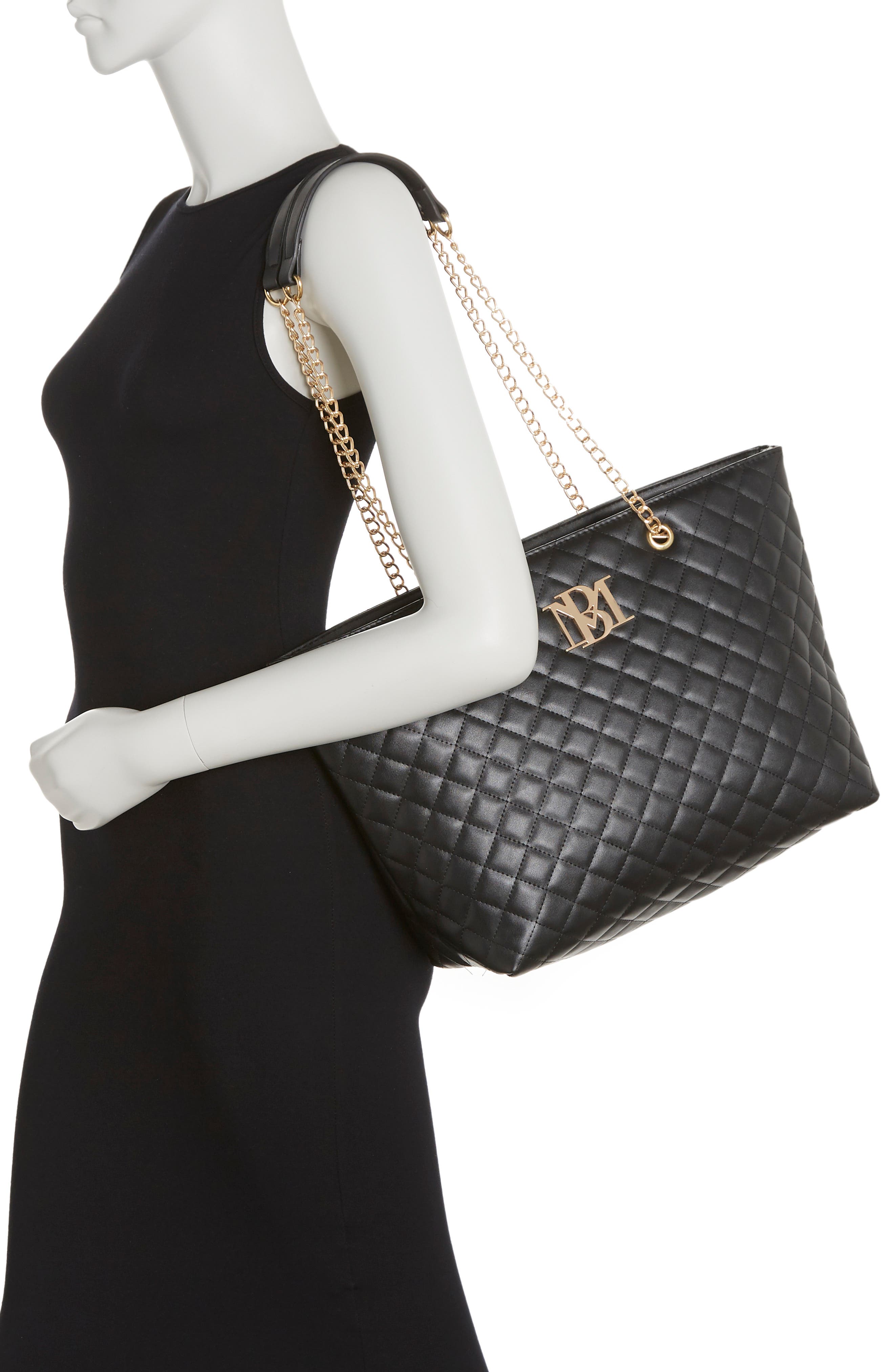 Badgley Mischka Collection Large Quilted Tote Bag | Nordstromrack