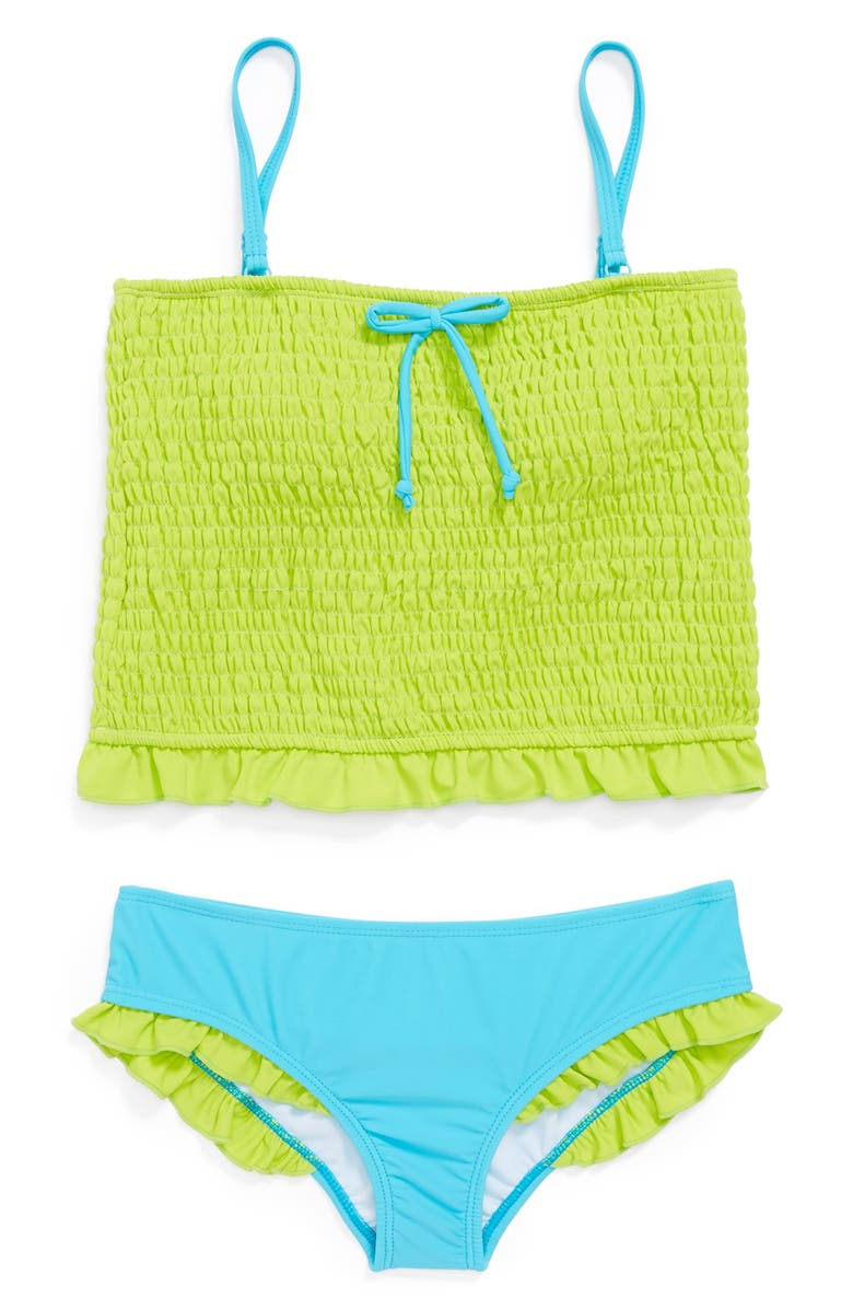 Limeapple Splash Two Piece Tankini Swimsuit Big Girls Nordstrom