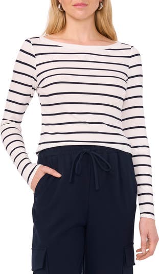 Halogen® Stripe Rib Top | Nordstromrack