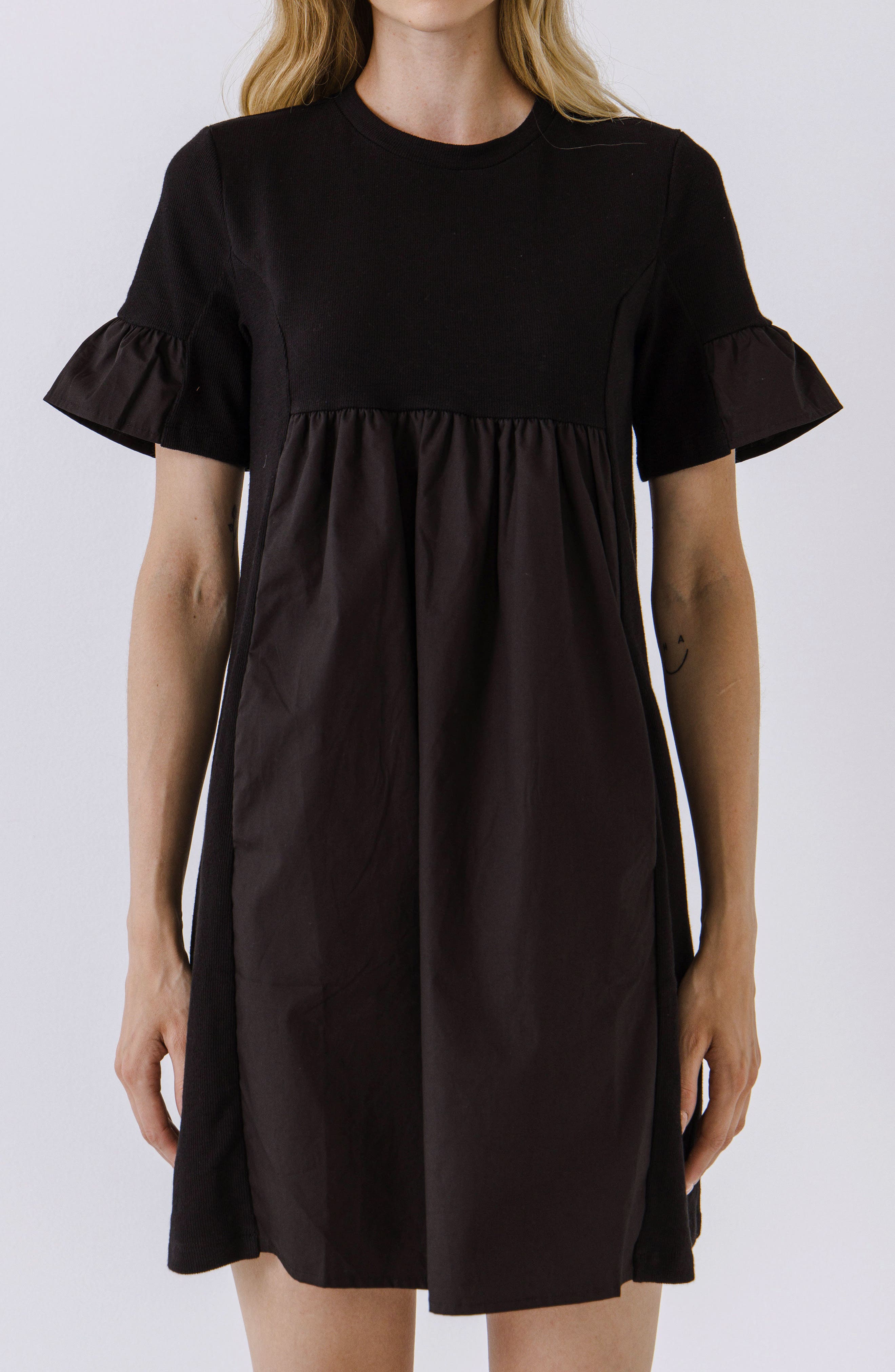 English Factory Solid Minidress | Nordstrom