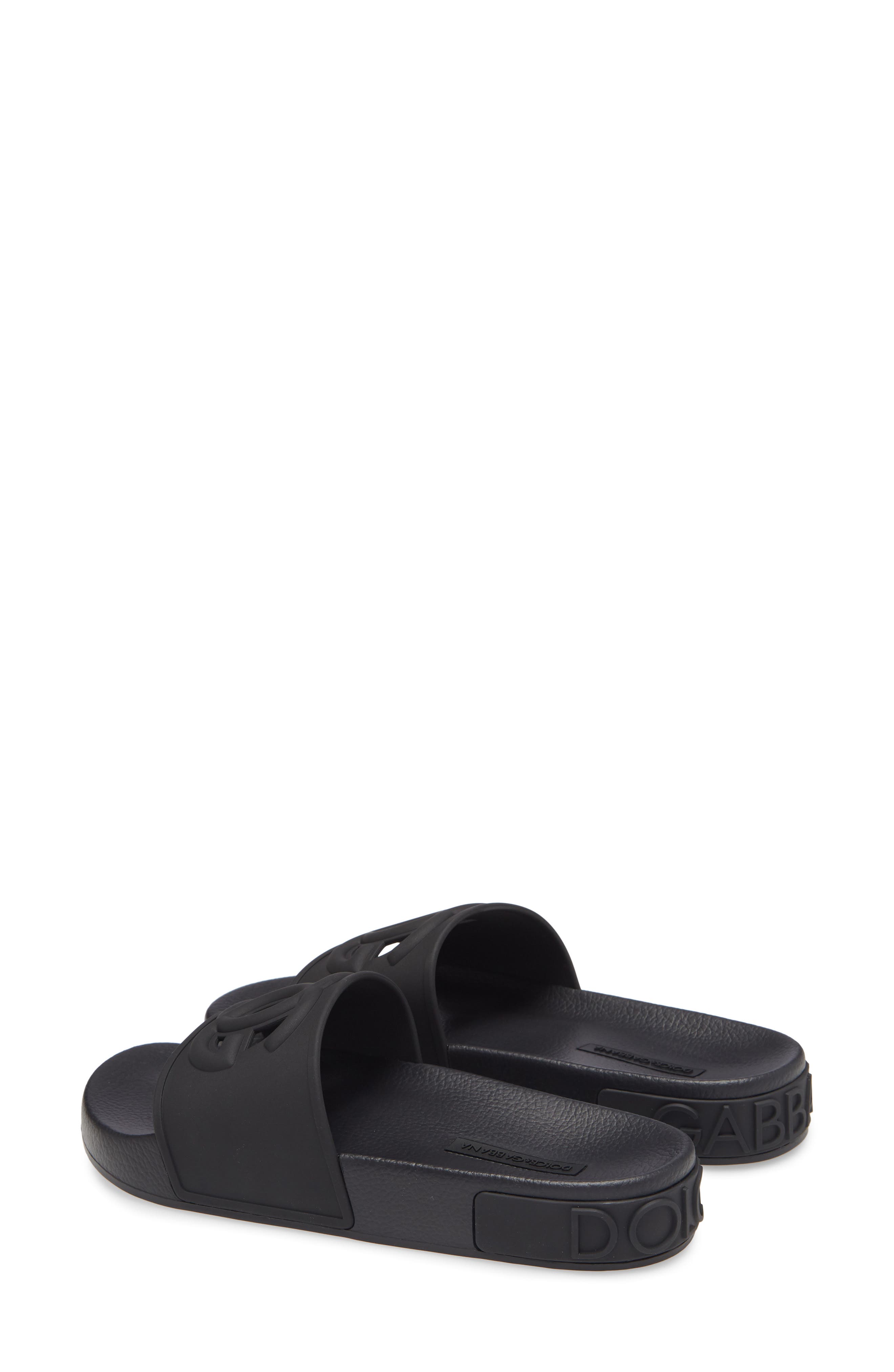 Dolce&Gabbana Interlock Slide Sandal | Nordstrom