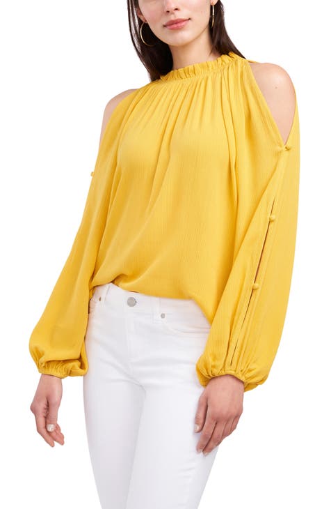 Women's Yellow Tops | Nordstrom