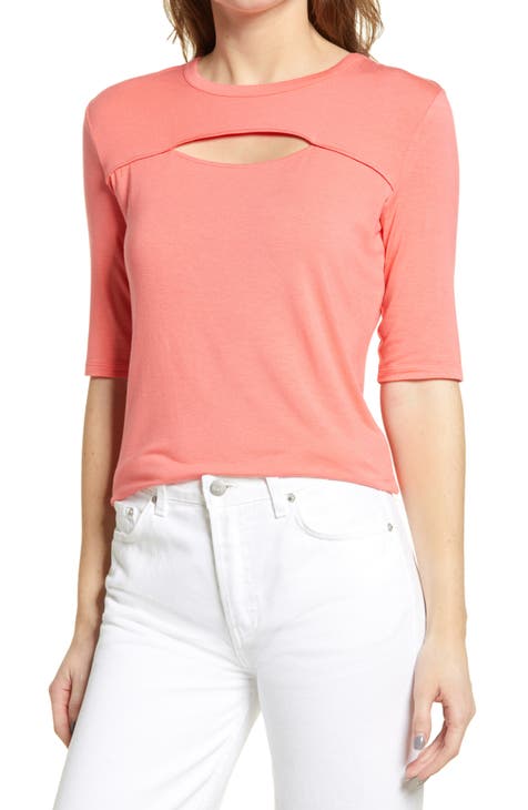 Women's Coral Tops | Nordstrom